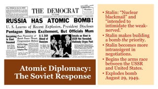 The Cold War and Khrushchev's Thaw | PPTX