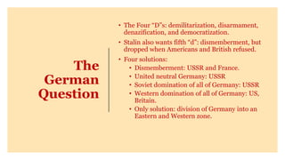 The Cold War and Khrushchev's Thaw | PPTX | Political Issues & policy ...