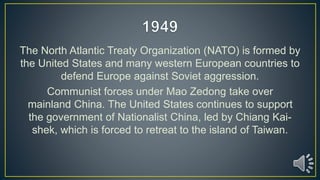 Cold war timeline | PPTX