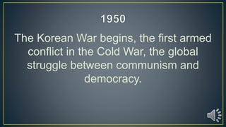 Cold war timeline | PPTX