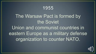 Cold war timeline | PPTX