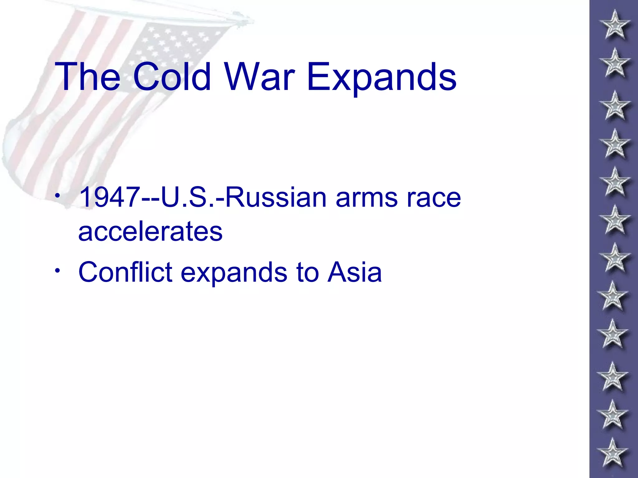 Cold war truman eisenhower | PPT
