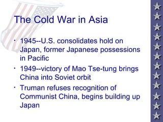 Cold war truman eisenhower | PPT