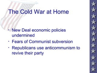 Cold war truman eisenhower | PPT