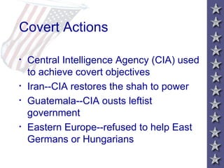 Cold war truman eisenhower | PPT