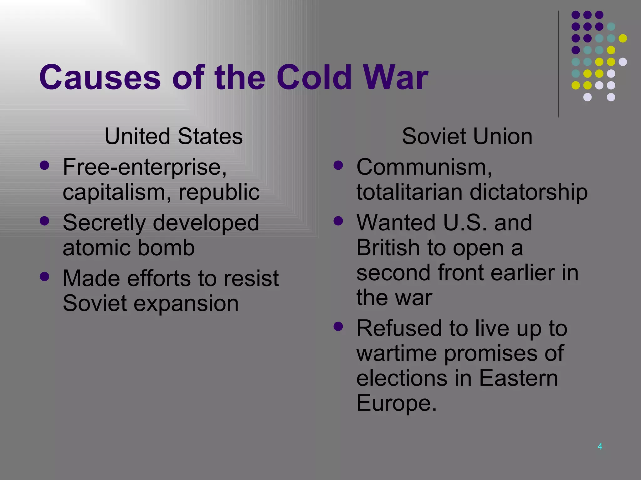 Cold War U.S. History 1945-Present | PPT