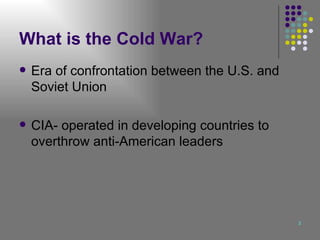 Cold War U.S. History 1945-Present | PPT