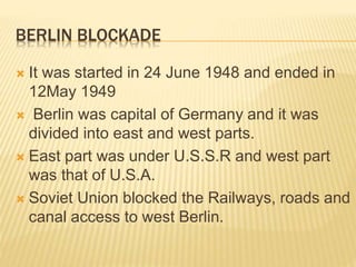 Major wars and conflicts in the world | PPTX
