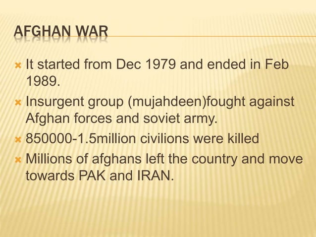 Major wars and conflicts in the world | PPTX