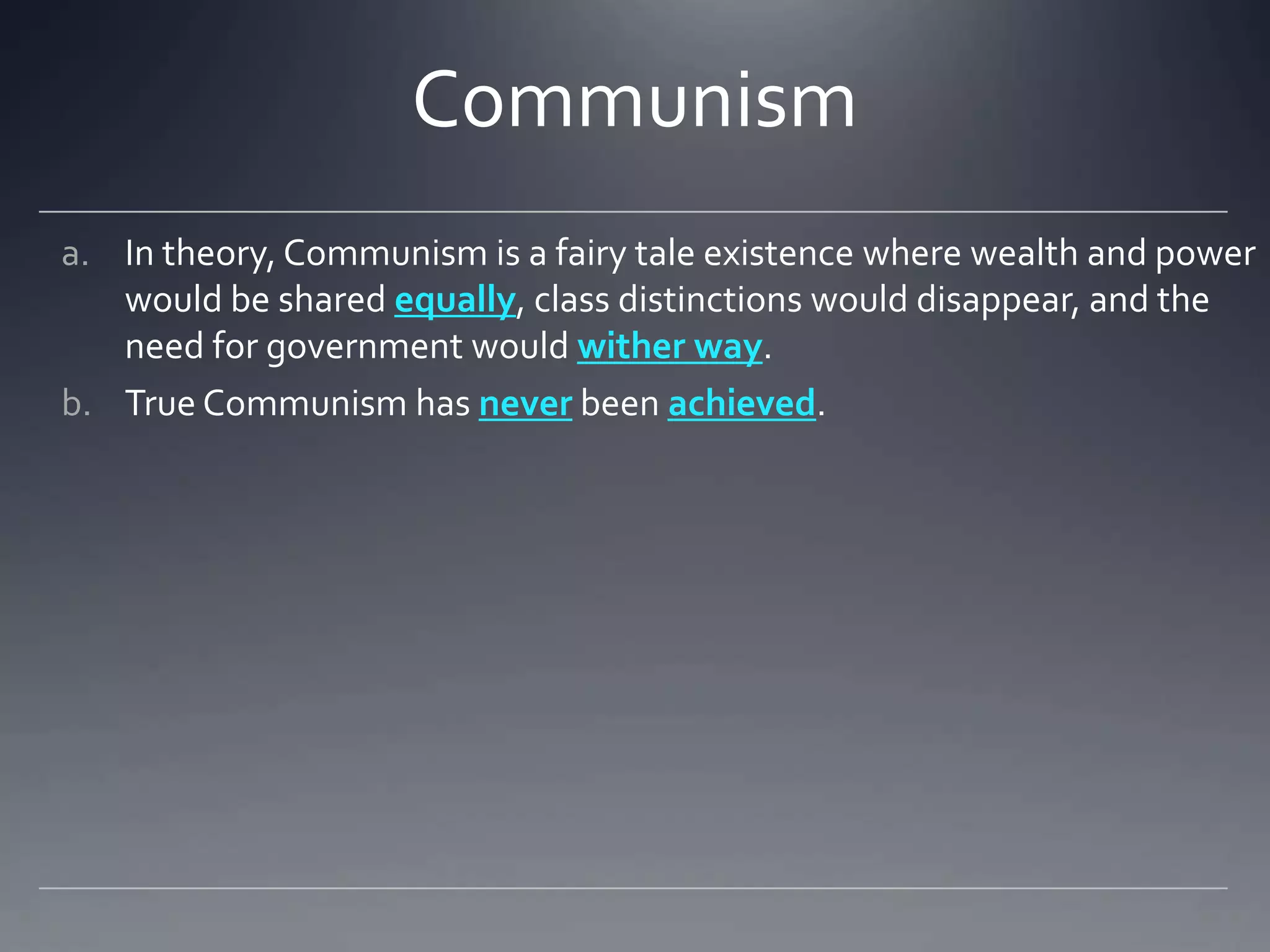 What is Communism? | PPTX