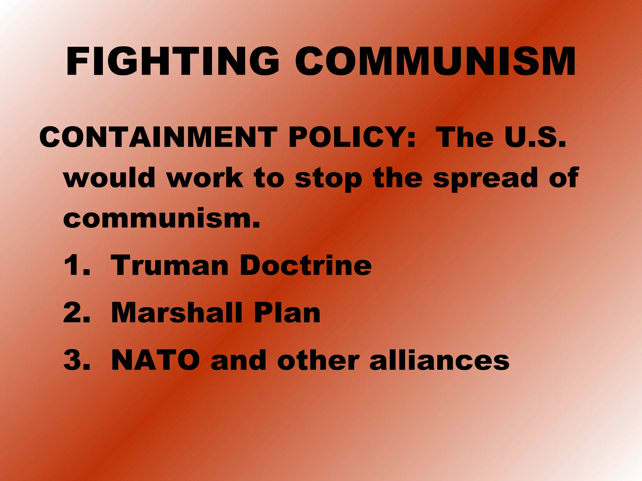 Cold war conflicts | PPT