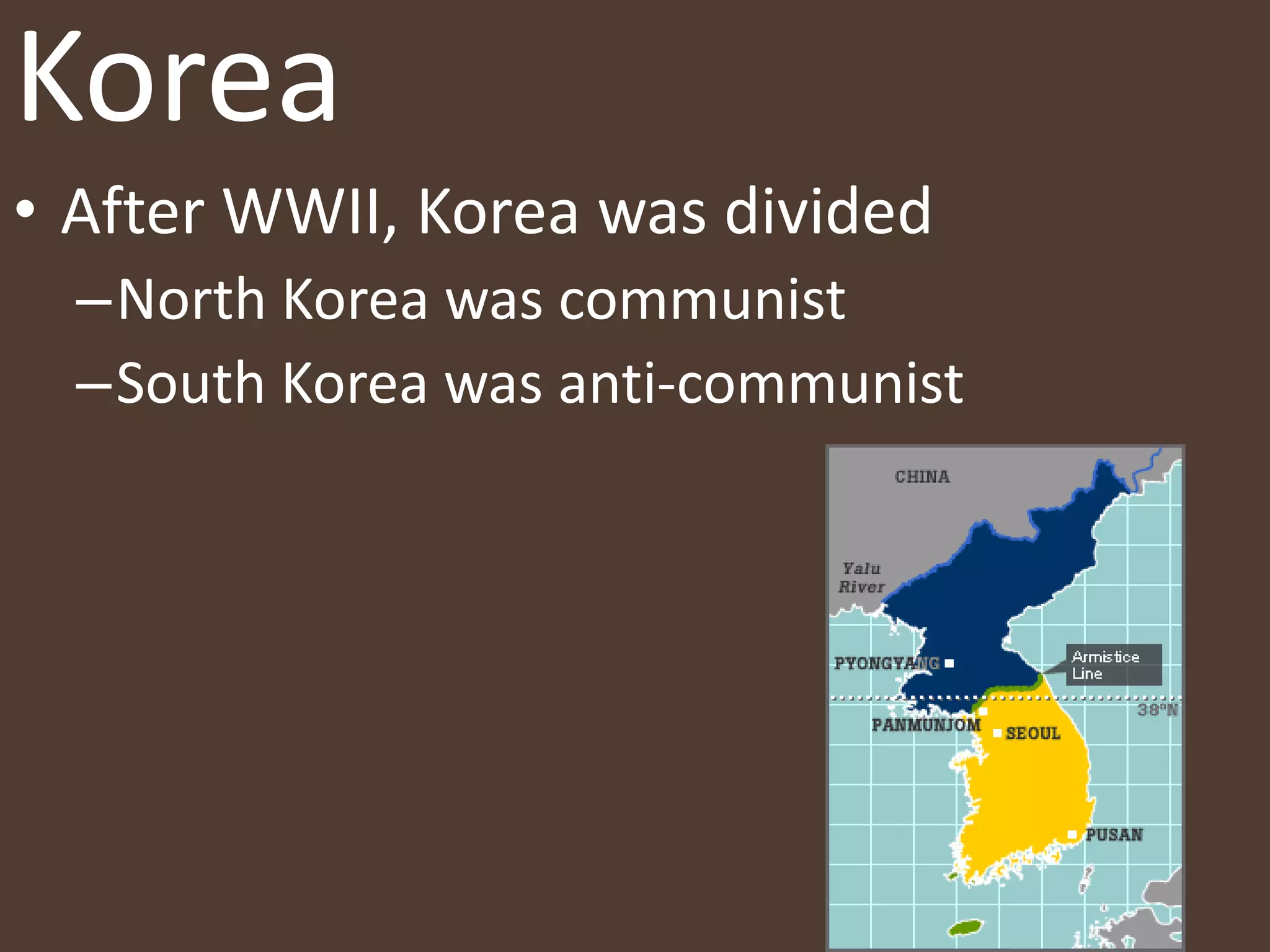 Cold war conflicts | PPT