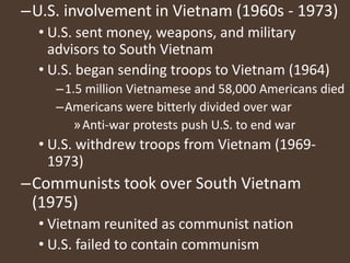 Cold war conflicts | PPT