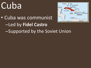 Cold war conflicts | PPTX