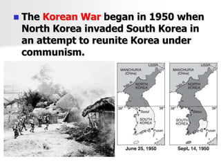 Cold War Conflicts in Asia with super power | PPT