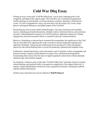 Cold War Dbq Essay.pdf