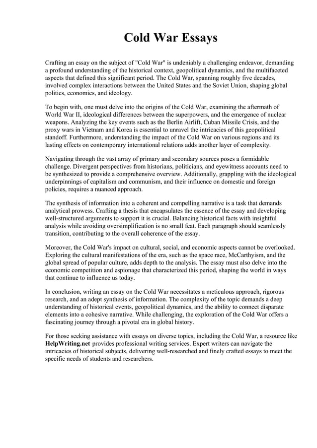 Cold War Essays.pdf