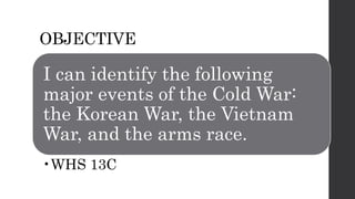 Cold war events | PPTX | Arms & Ammunition | Sensitive Topics