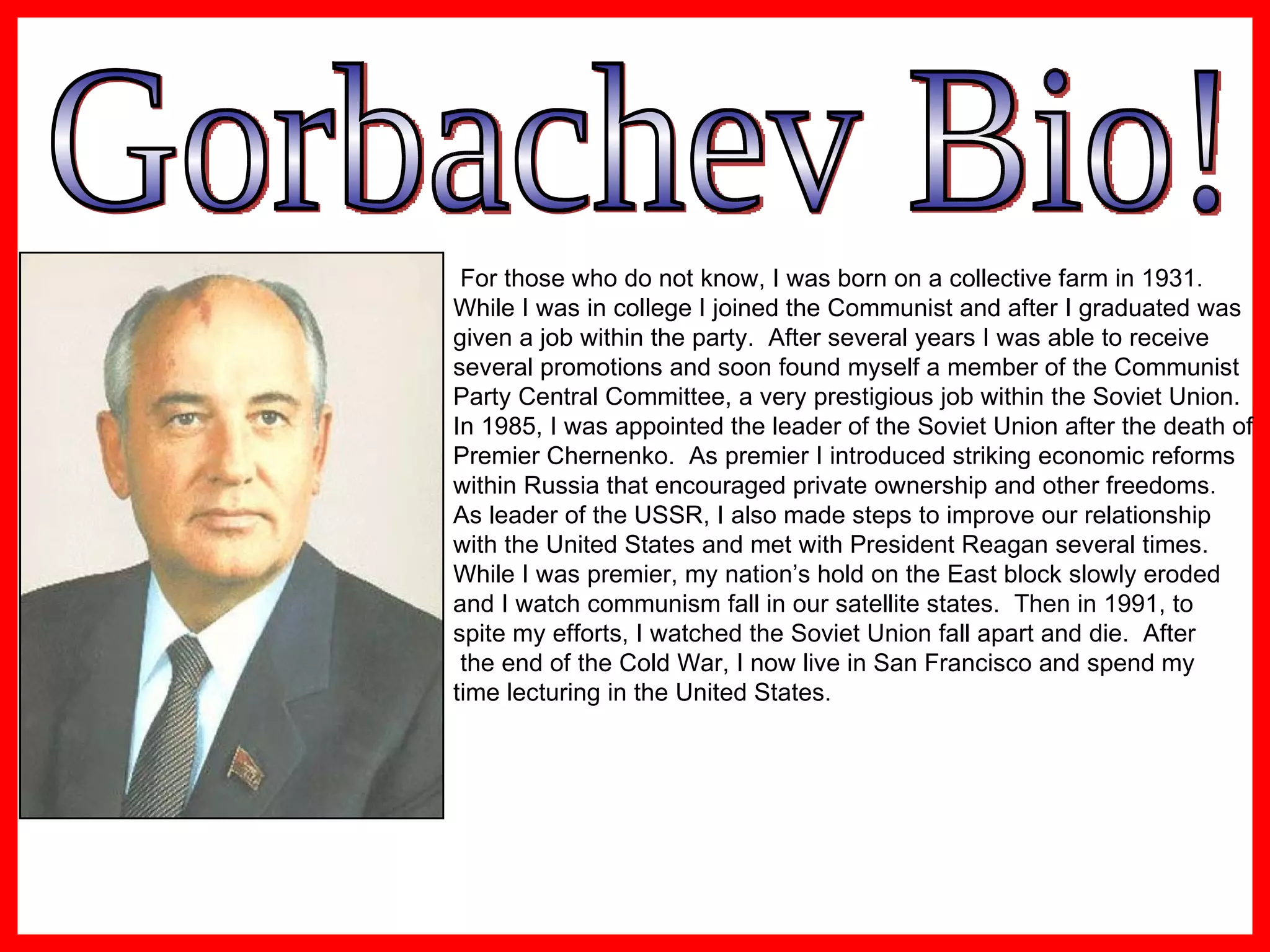 Cold war example powerpoint a model for students! | PPT