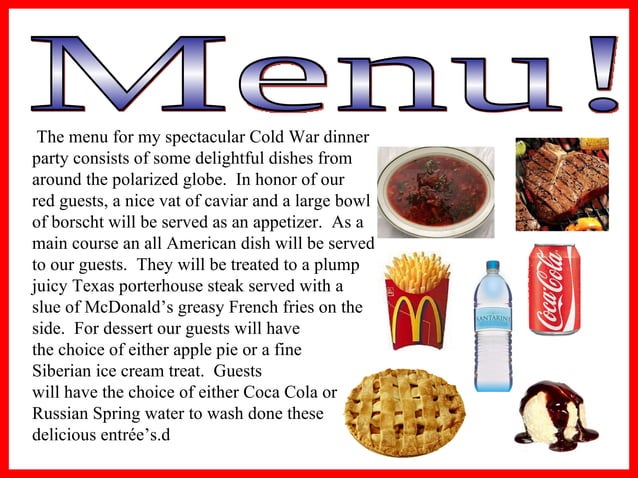 Cold war example powerpoint a model for students! | PPT