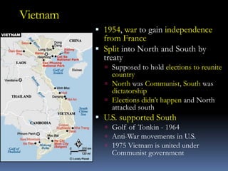 Cold War Hot Spots, 1945-1962 | PPTX
