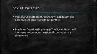 Cold War Alliances and U.S. Policy | PPTX