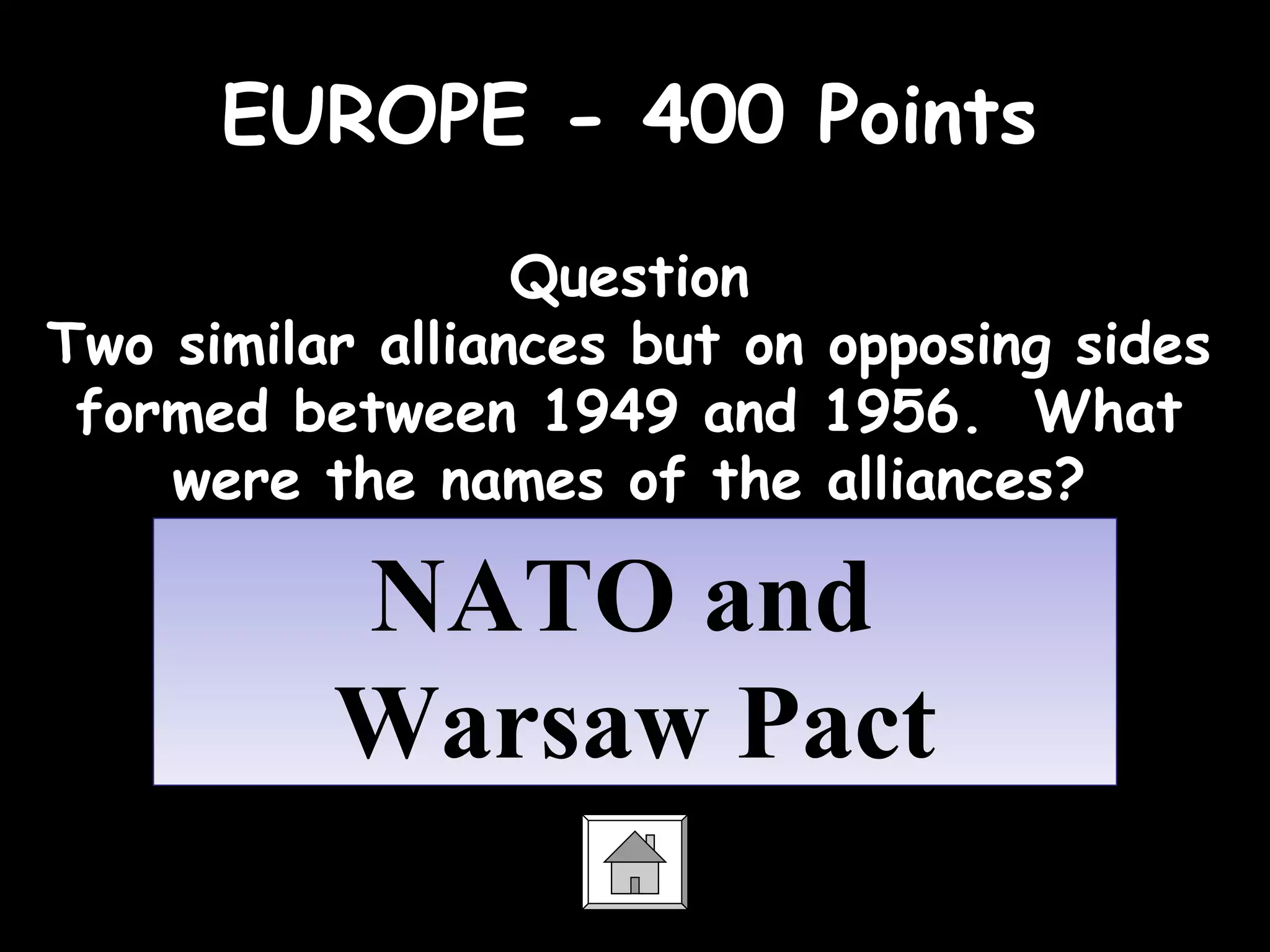 Cold War Jeopardy | PPT