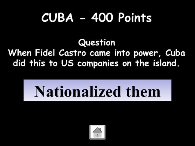 Cold War Jeopardy | PPT | Free Download