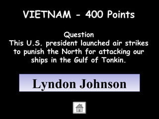 Cold War Jeopardy | PPT | Free Download