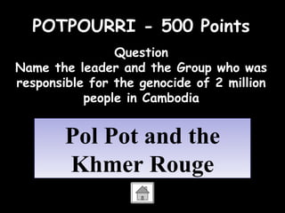 Cold War Jeopardy | PPT