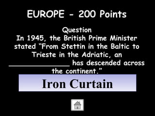 Cold War Jeopardy | PPT | Free Download