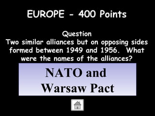 Cold War Jeopardy | PPT | Free Download