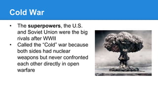 Cold war lecture | PPT