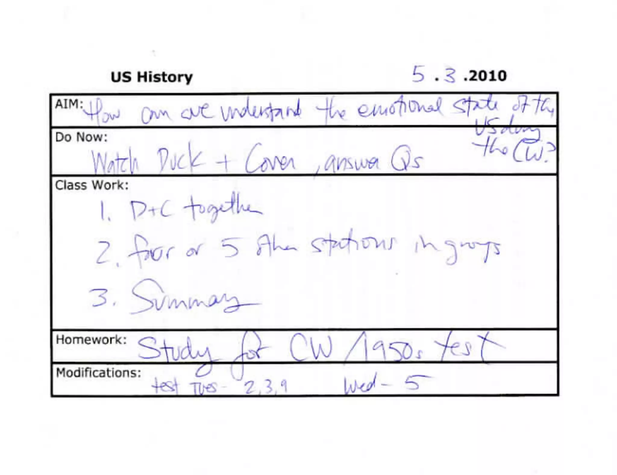 Cold War Stations Lesson Plan | PDF
