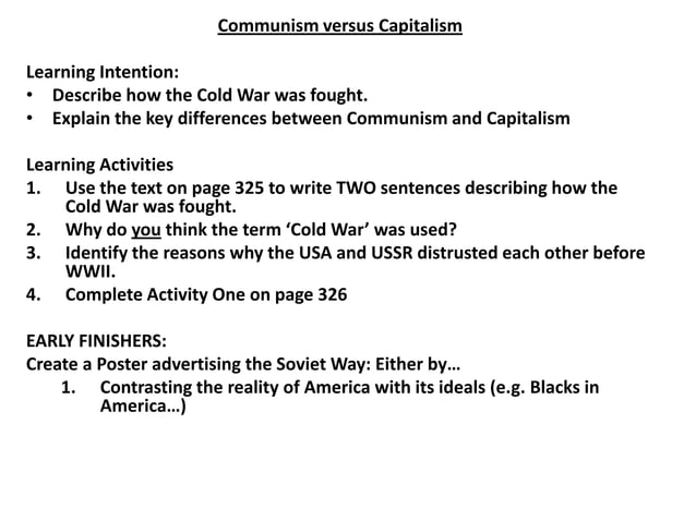 Cold war origins conference summaries | PPT