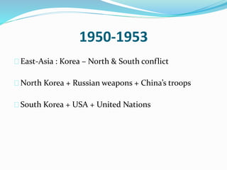 Cold War: The war that changed the table of international relations | PPTX