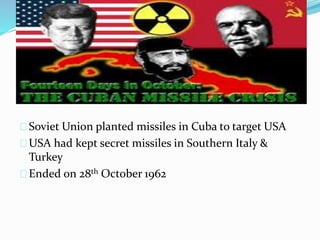 Cold War: The war that changed the table of international relations | PPTX
