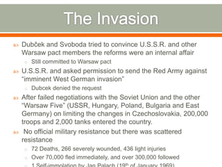 Cold War: Prague Spring | PPTX