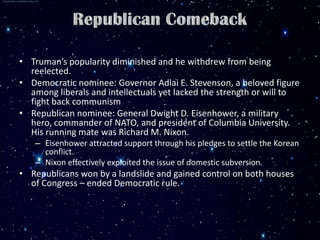 Cold war project Chapter 27 Period 5 | PPTX | History | Genres