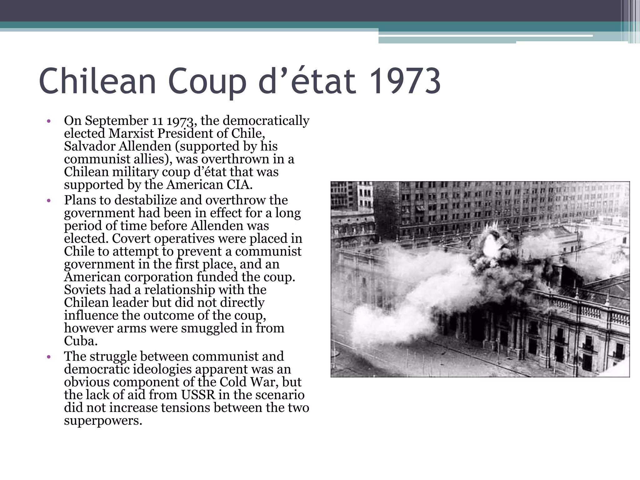 Cold War Proxy Wars !! | PPT