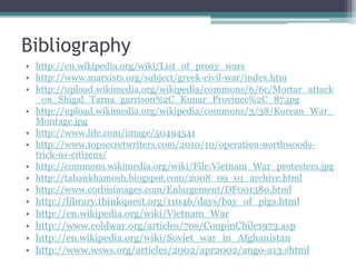 Cold War Proxy Wars !! | PPTX | Death, Injury, or Military Conflict ...