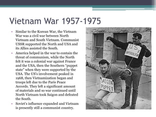 Cold War Proxy Wars !! | PPT