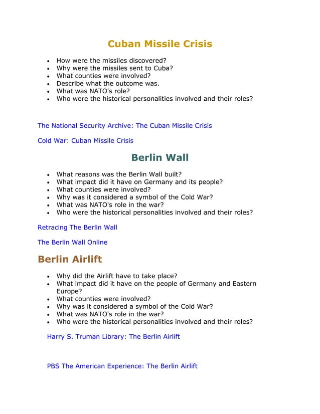 Cold war quest | DOCX