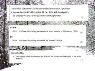 Cold war questions blog summary | PPT