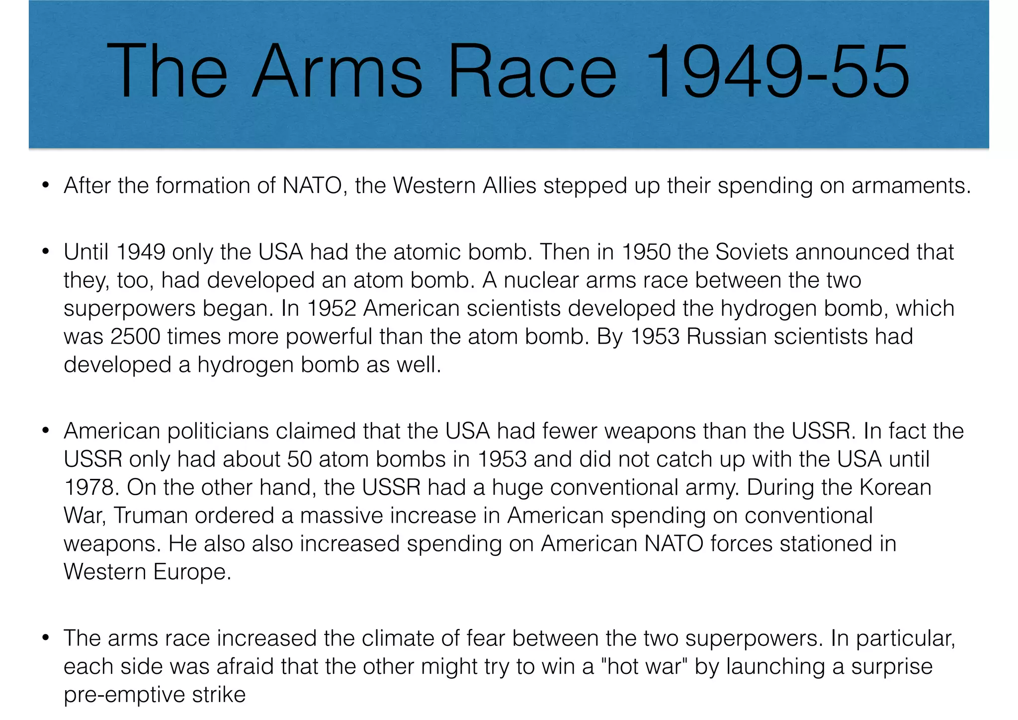 Cold War Revision - AQA B History GCSE | PDF