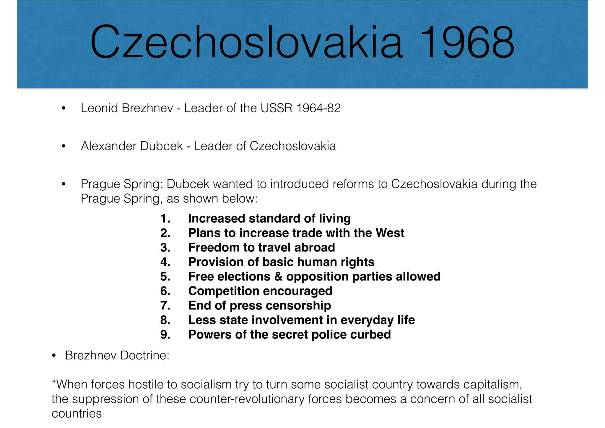 Cold War Revision - AQA B History GCSE | PDF