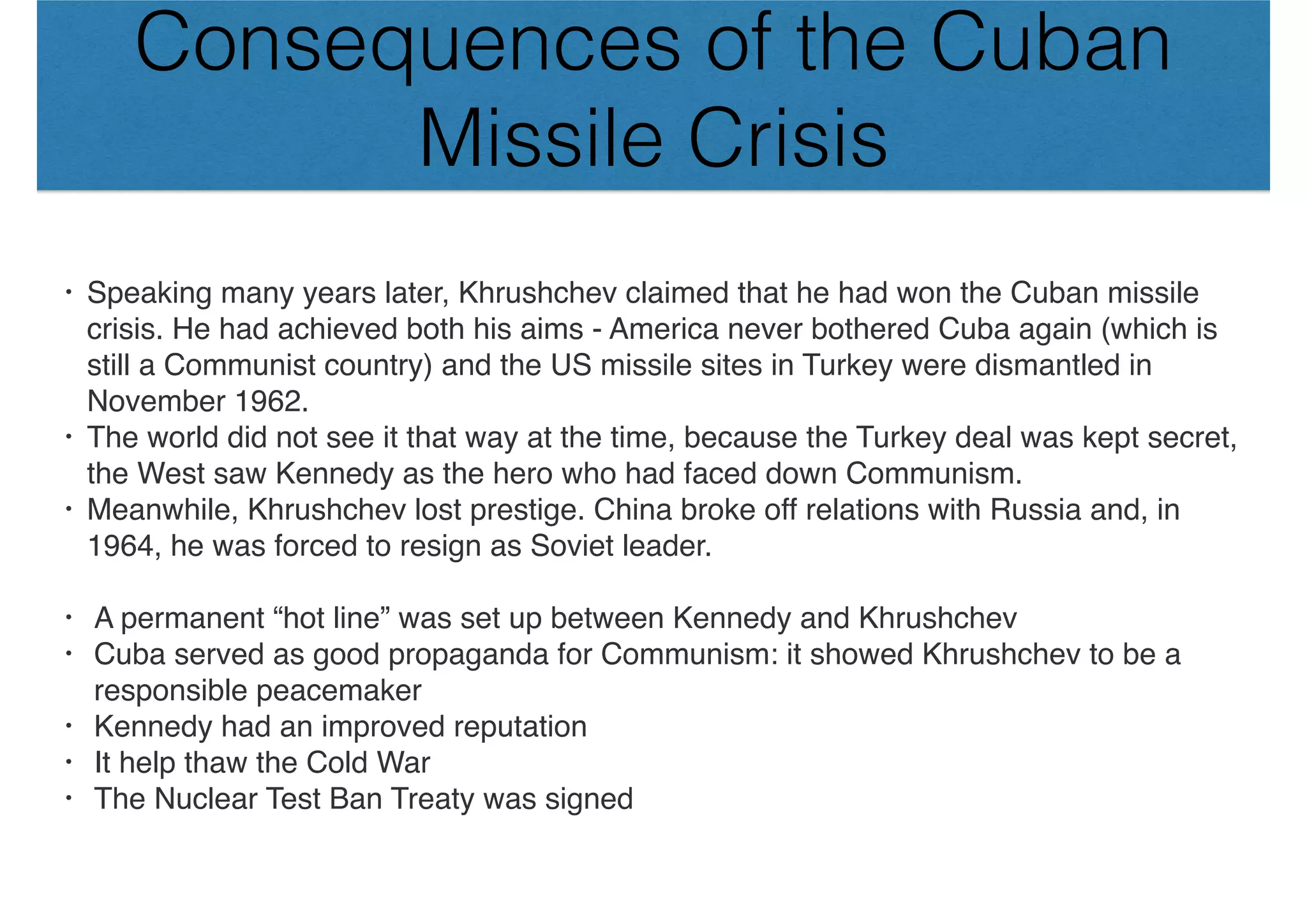 Cold War Revision - AQA B History GCSE | PDF