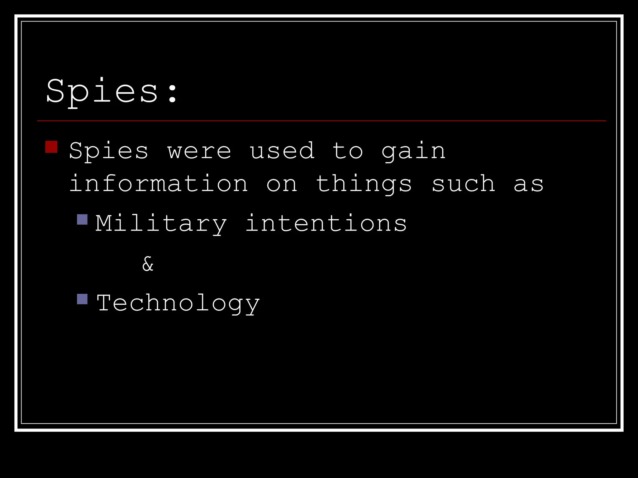 Cold war spies | PPT | War and Conflicts