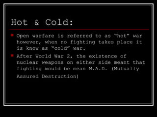 Cold war spies | PPT