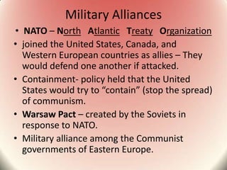 Cold war, super powers, & space | PPTX | Political Issues & policy ...